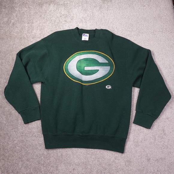 Pro Player | Shirts | Vintage Green Bay Packers Sweater Mens Large ...
